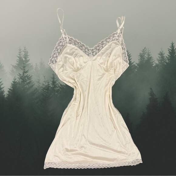 Sears | Intimates & Sleepwear | Vintage 6s Sears Nylon Slip With Lace ...